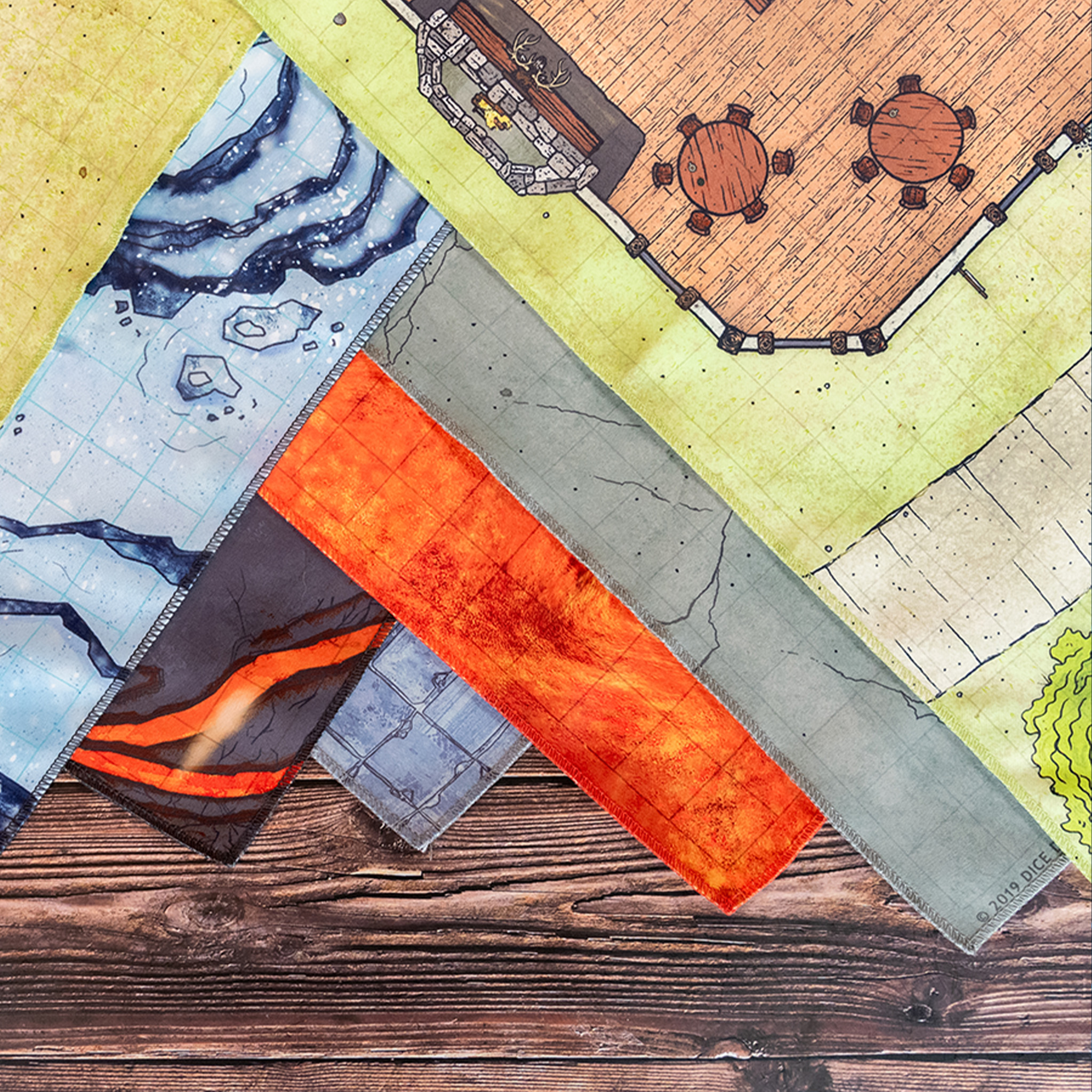 Cloth Battle Maps for RPGs and Wargames – Dice Dungeons