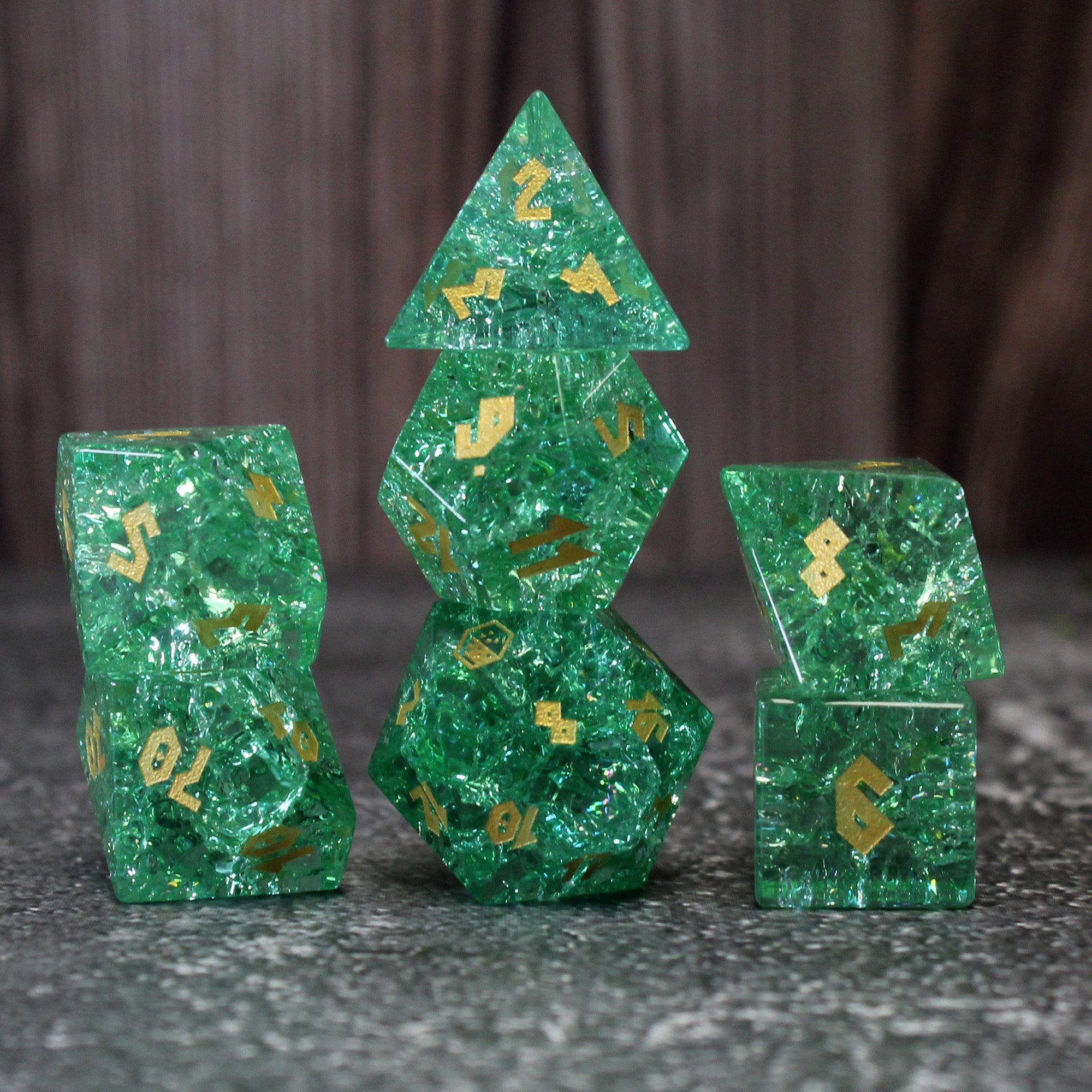 Dice by Color - Green – Dice Dungeons