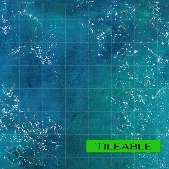BattleCloth Map - Open Ocean – Dice Dungeons