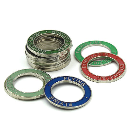 Spell Effect Rings - Metal Status Marker Rings for D&D & RPG Games ...