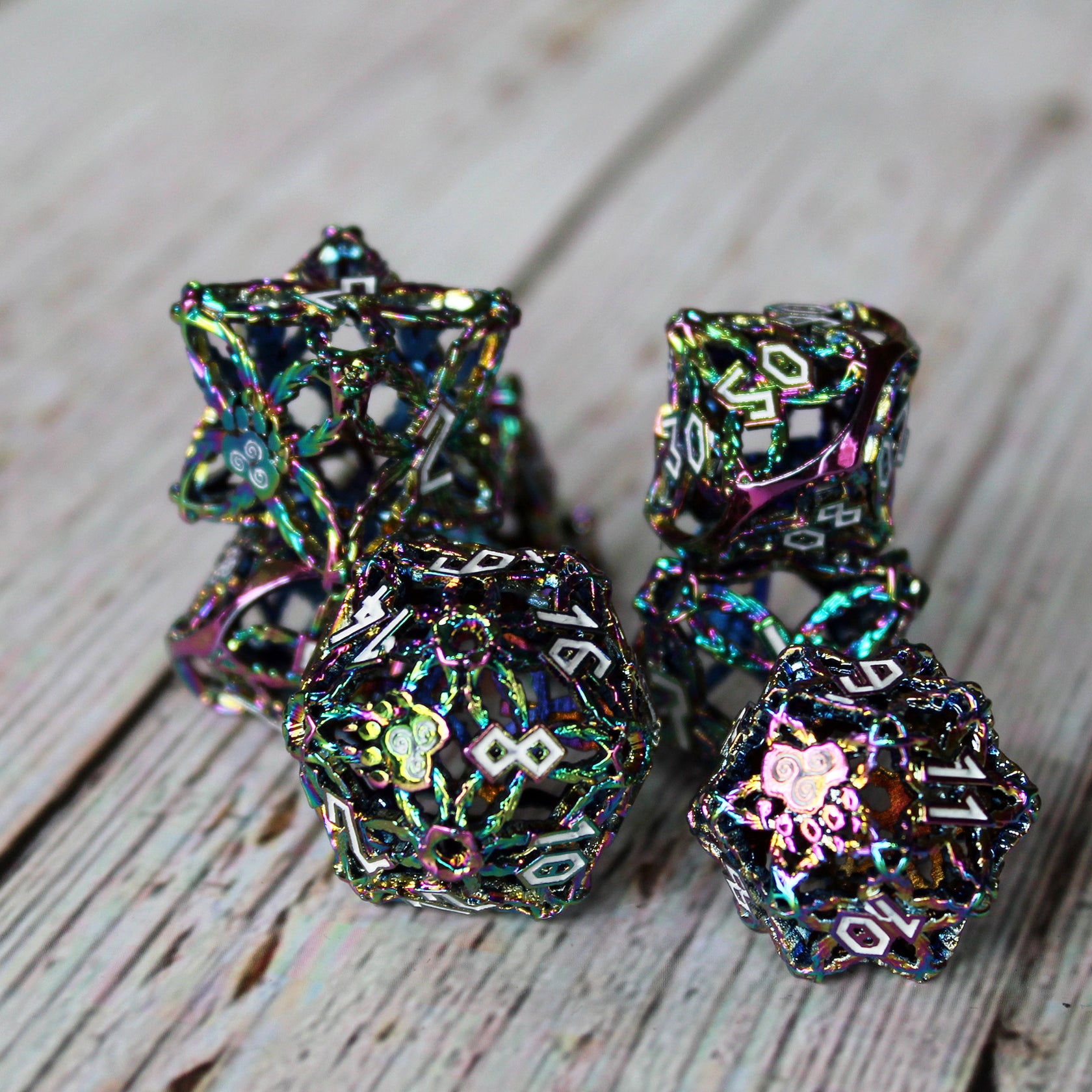 Arsenal Class Dice - Druid Cage Dice Set – Dice Dungeons