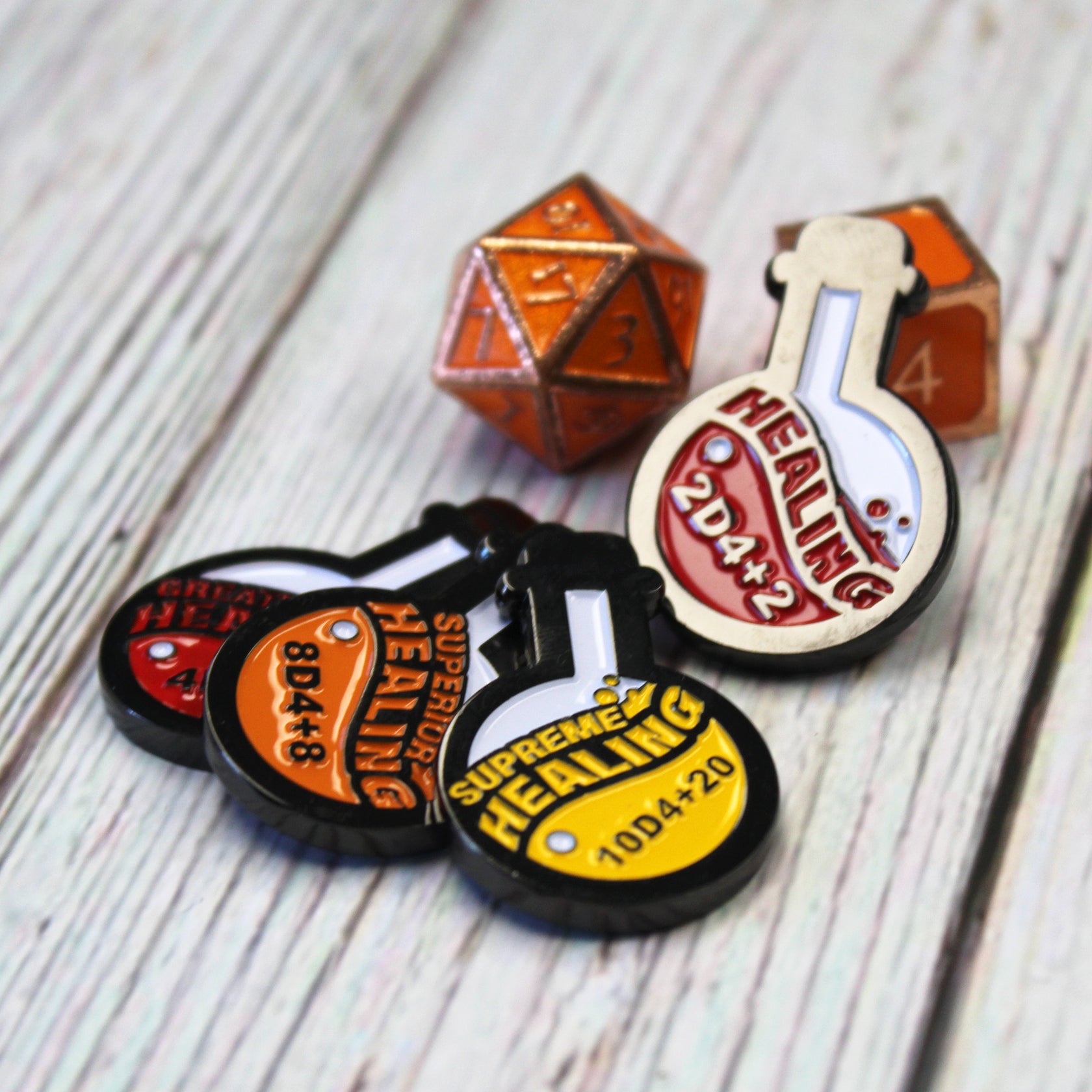 Potion of Healing Metal Token for Dungeons and Dragons Games – Dice ...