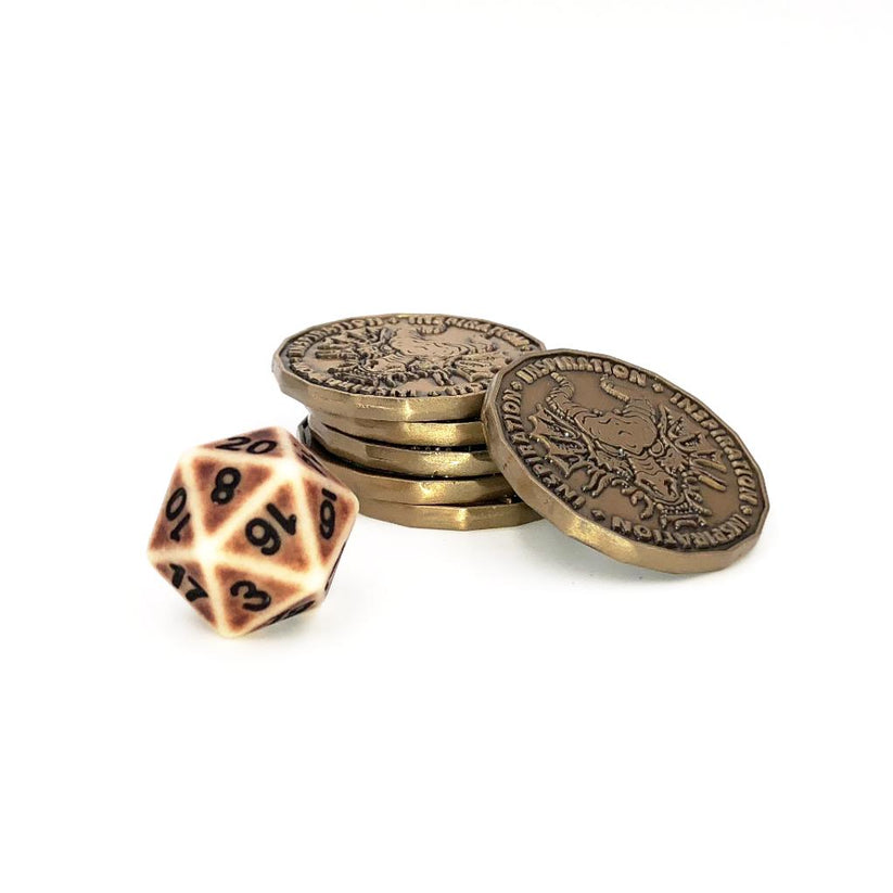 Inspiration Coin Tokens for Dungeons and Dragons – Dice Dungeons